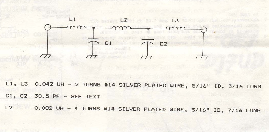PCB low pass filters – The PA3CSG website