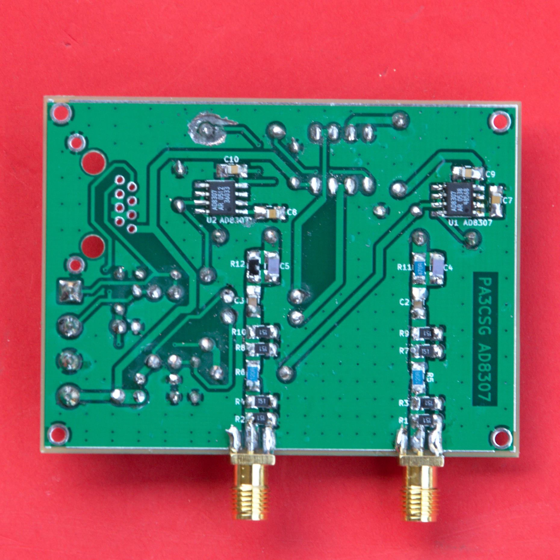 AD8307 Frequency compensated – The PA3CSG website