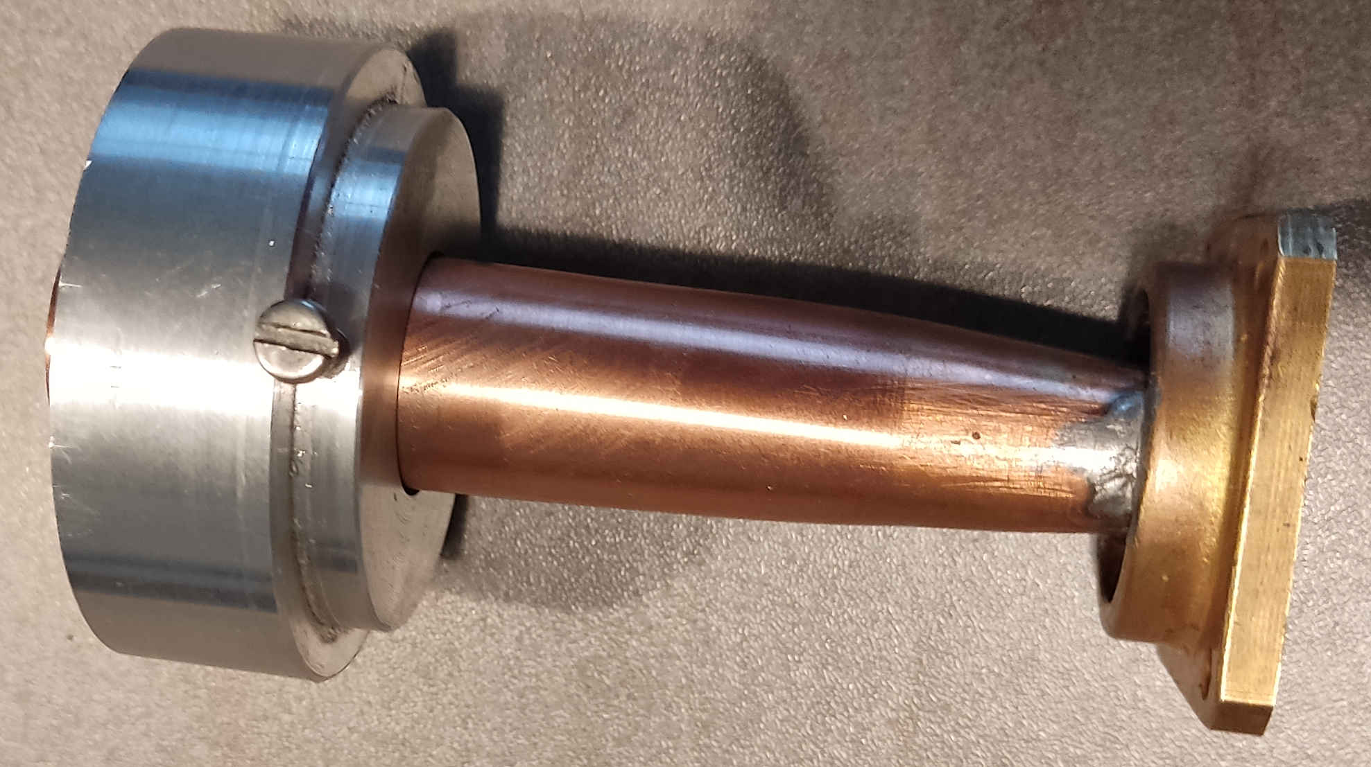 10 GHz feedhorn with scalar ring, Chapparall Feed. – The PA3CSG website